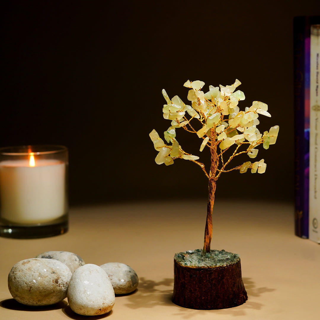 Large Green aventurine Crystal Tree