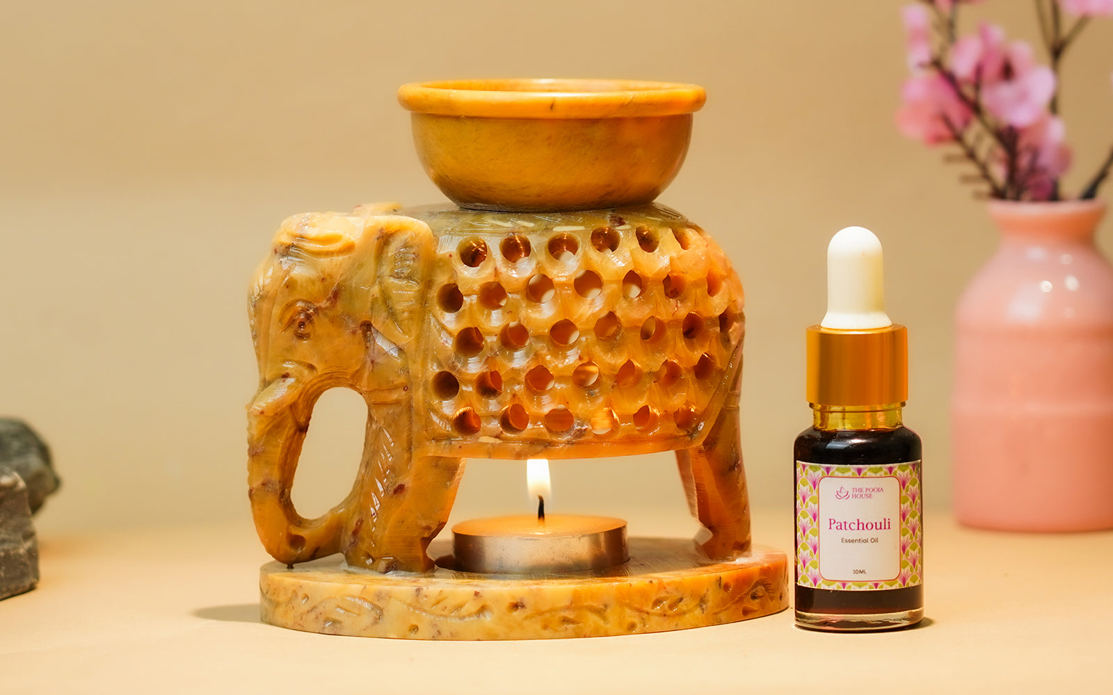 Buy Natural Patchouli Essential Oil and Diffuser
