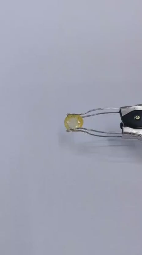 Yellow Sapphire - 3.46 carat - Certified Natural Gemstone | Gemsmantra